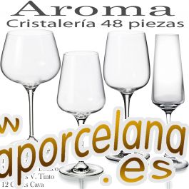 Cristalería completa 48 piezas Aroma Vista Alegre Atlantis